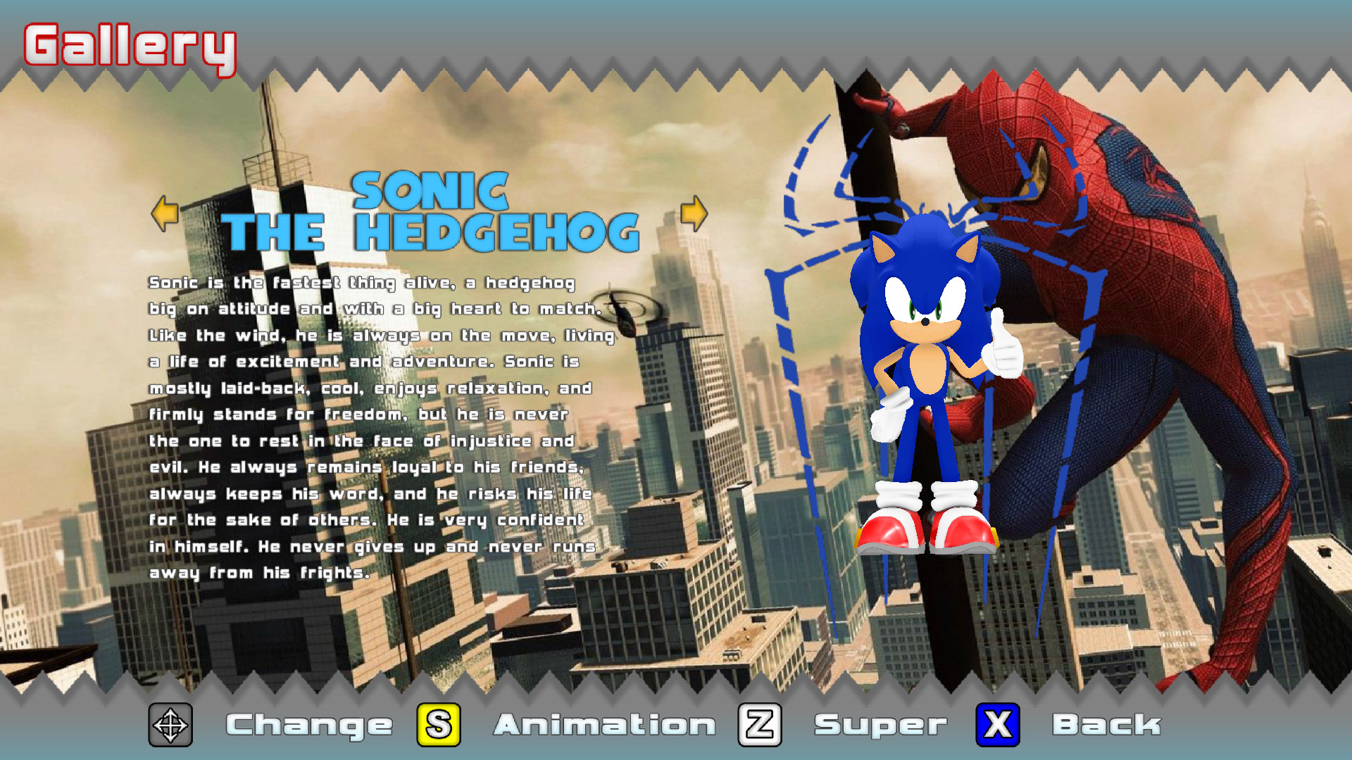 The Amazing Spider-Man theme [Sonic World] [Mods]