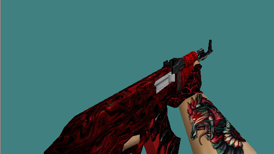 Ak-47 Red Fury Mod for Counter-Strike 1.6 | CS1.6 Mods