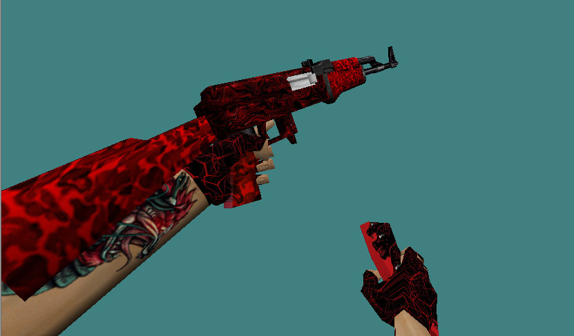 Ak-47 Red Fury Mod for Counter-Strike 1.6 | CS1.6 Mods