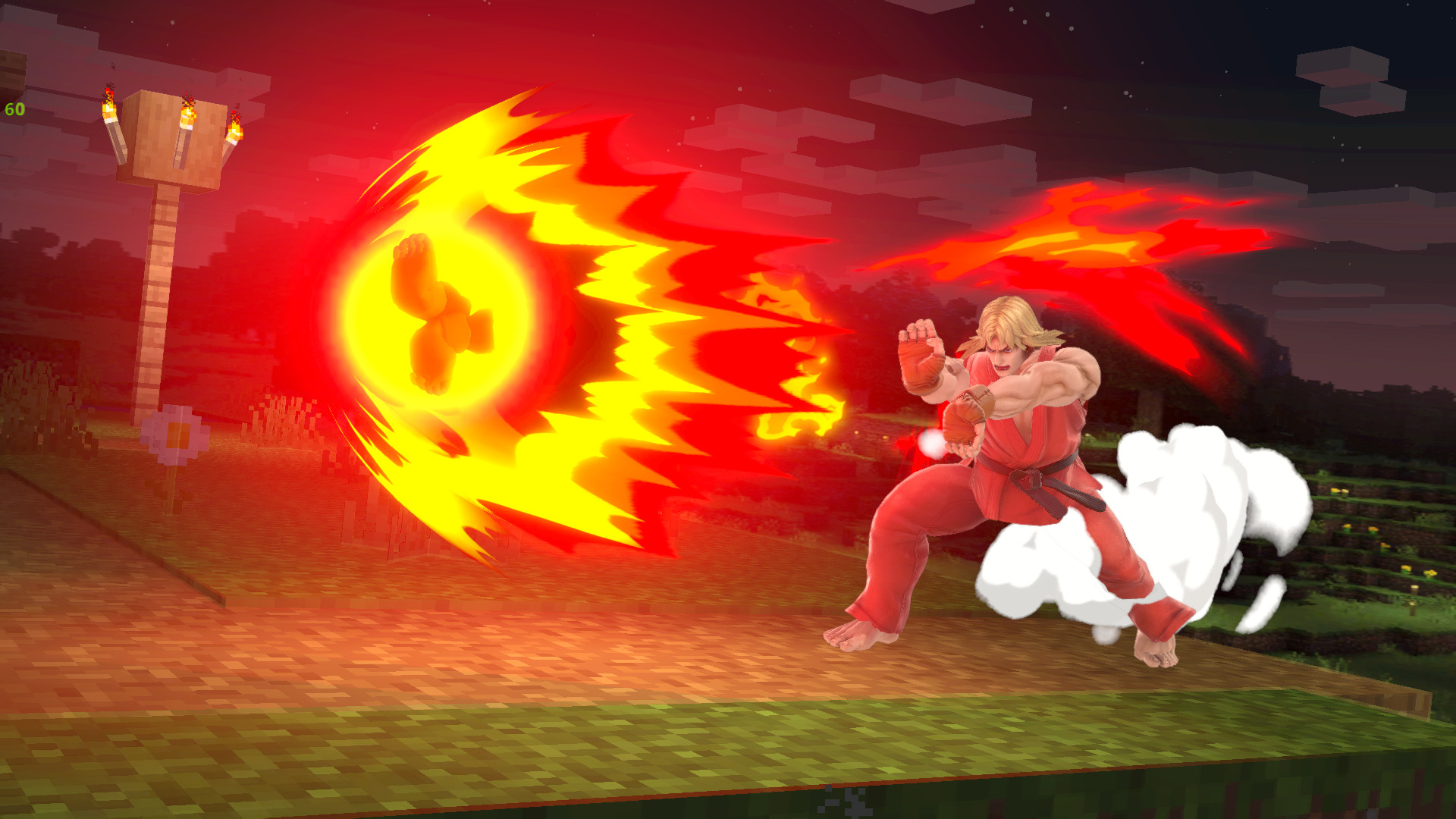 Flame Hadoken Ken Effects Mod for Super Smash Bros. Ultimate | SSBU Mods