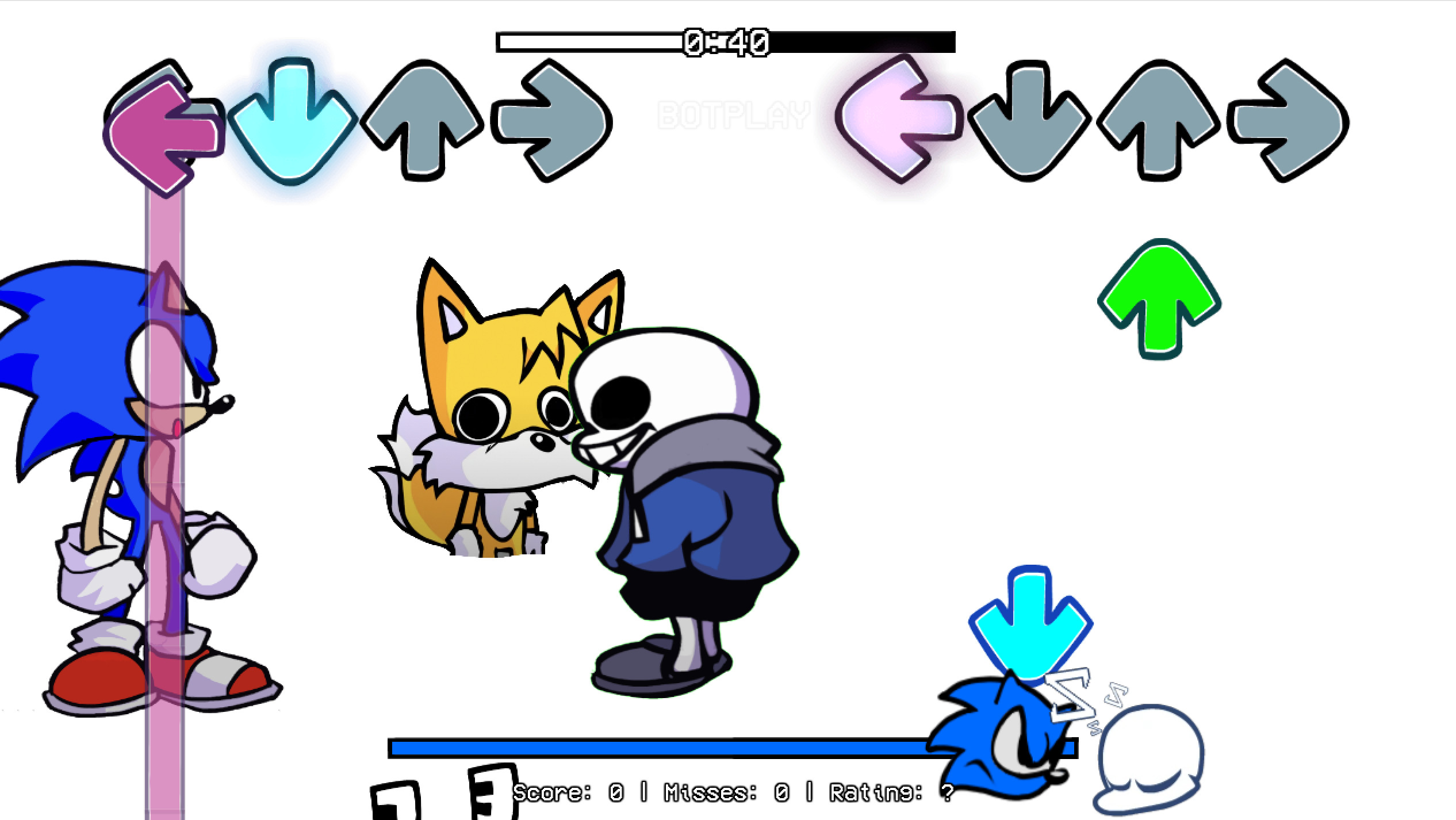 Friday Night Funkin' SONIC VS SANS(REAL) [Friday Night Funkin'] [Mods]