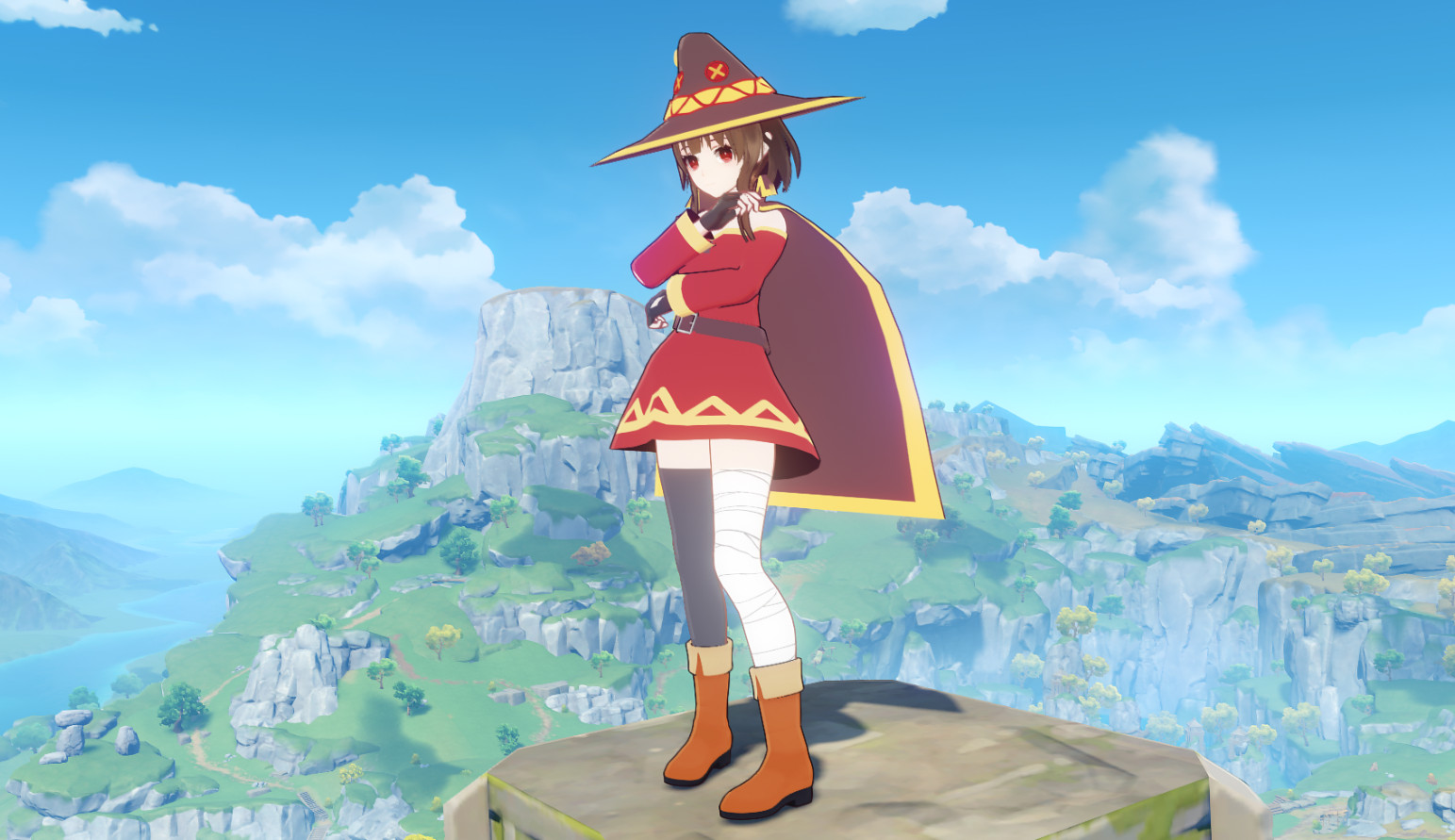 Megumin (Konosuba) + Staff Mod for Genshin Impact | GI Mods