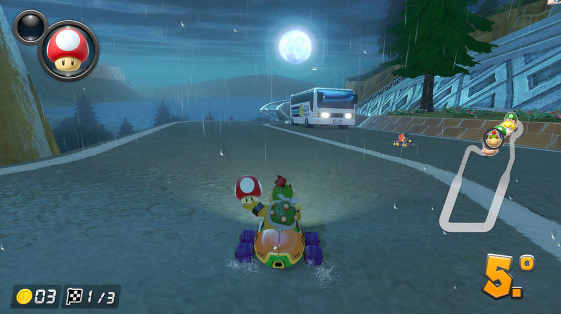 Wii Moonview Highway (8-Style) Mod for Mario Kart 8 Deluxe | MK8D Mods