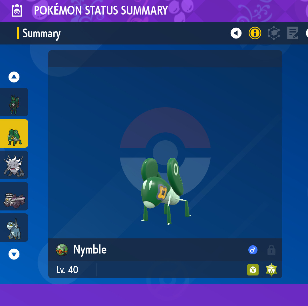 Green Nymble/Lokix Rider Mod for Pokemon Scarlet & Violet | PKMN SV Mods