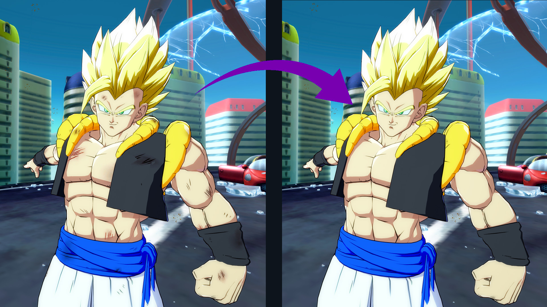 Invisible Battle Damage Mod for Dragon Ball FighterZ | DB:FZ Mods