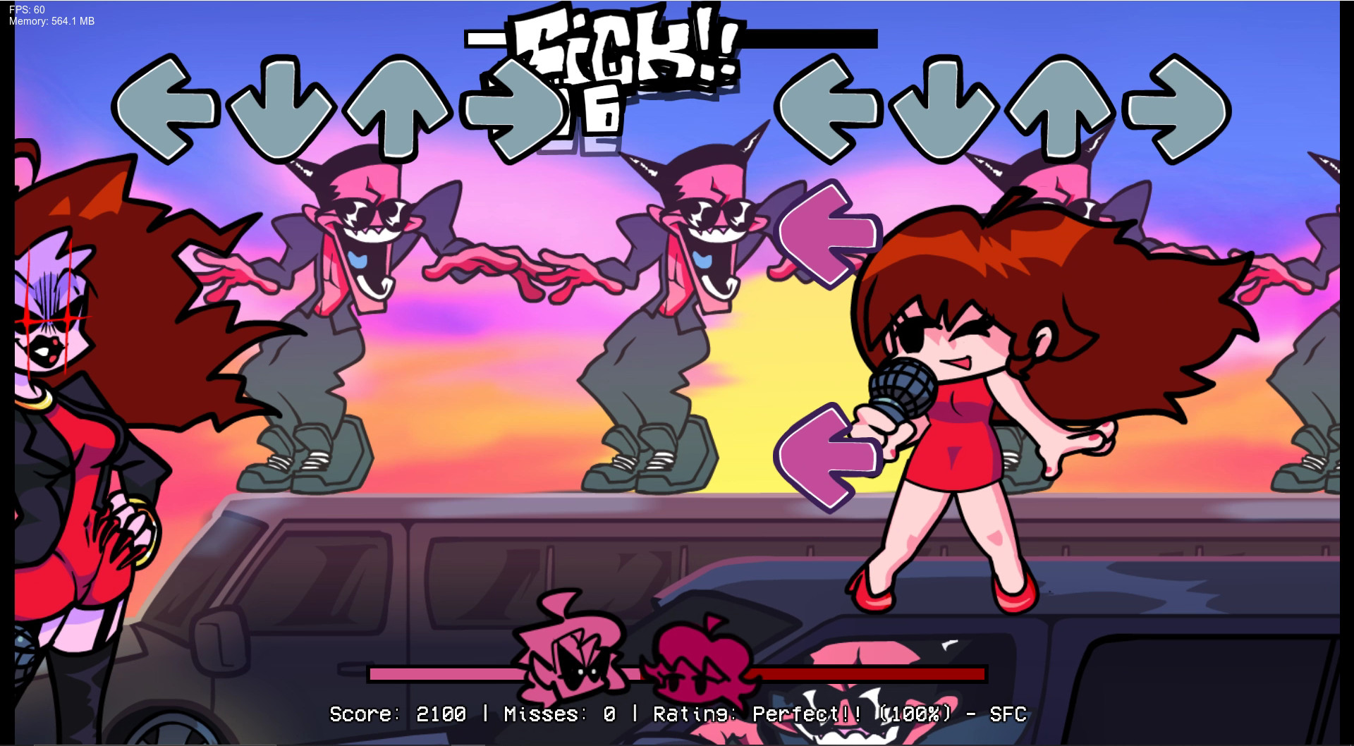 Playable GF Doki Doki Take Over Suit Update Mod for Friday Night Funkin ...