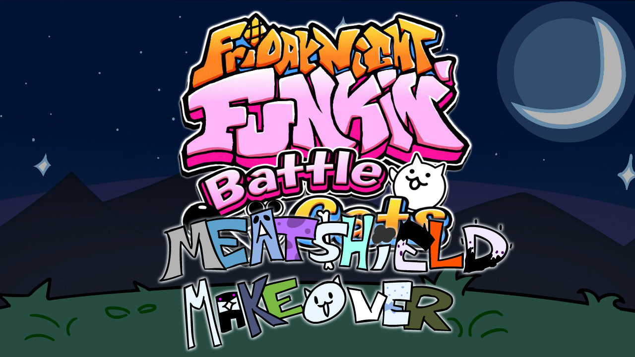 FNF Battle Cats: Meatshield Makeover Mod for Friday Night Funkin' | FNF ...