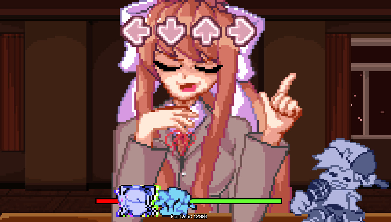 Monika Week Full Reskin Mod for Friday Night Funkin' | FNF Mods