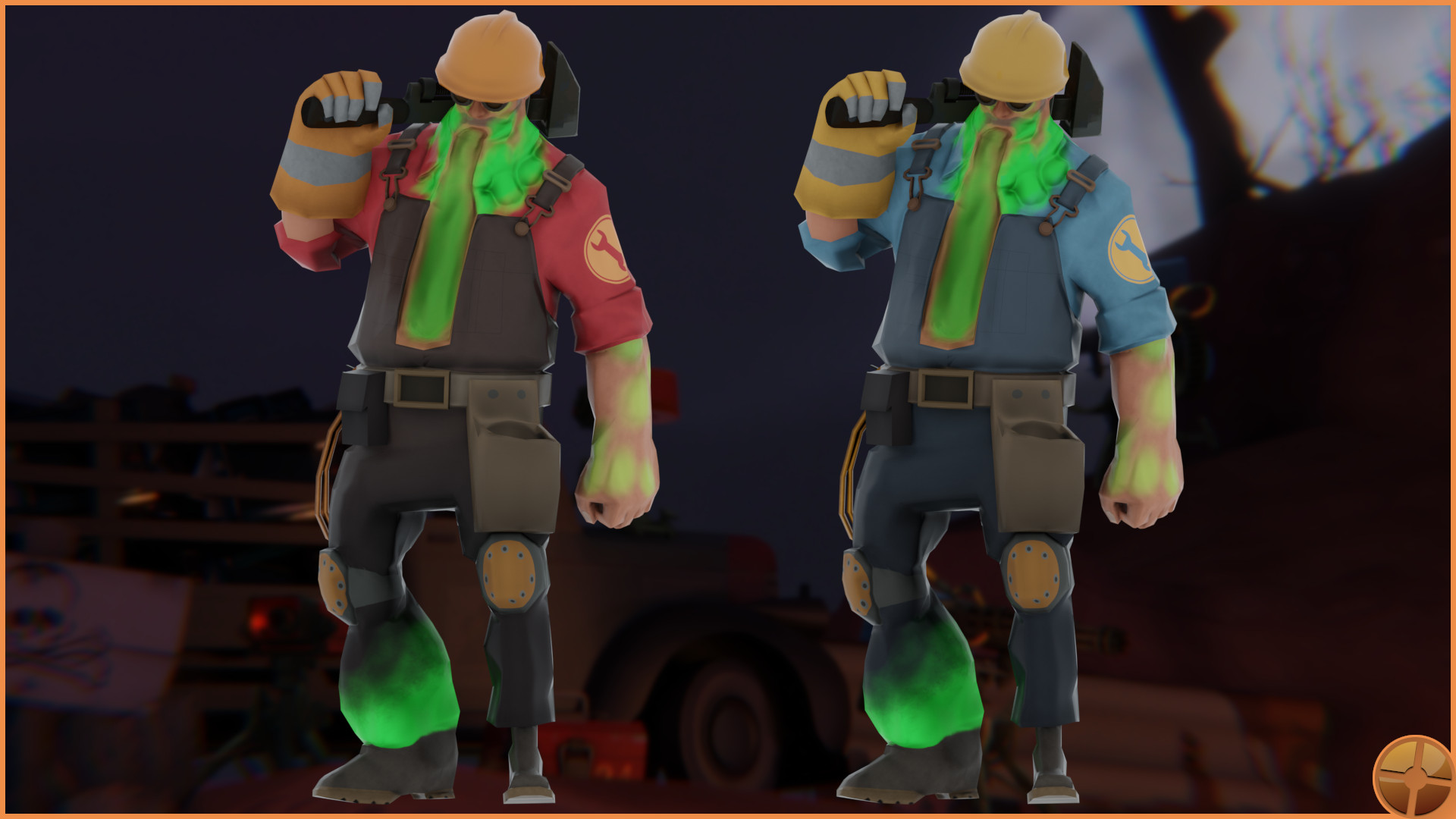 Toxic Engineer Model Mod for Team Fortress 2 | TF2 Mods