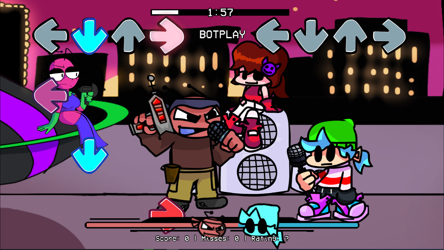 Saturday Night Invadin' (DEMO) Mod for Friday Night Funkin' | FNF Mods