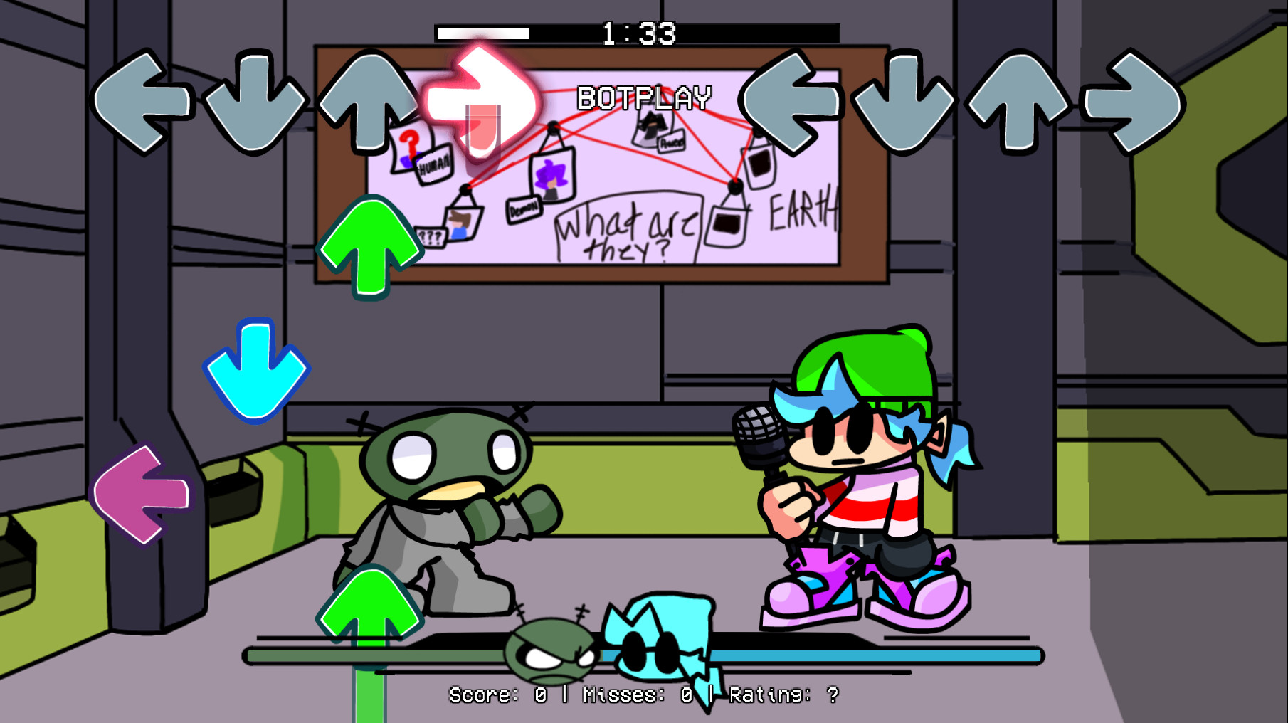 Saturday Night Invadin' (DEMO) Mod for Friday Night Funkin' | FNF Mods