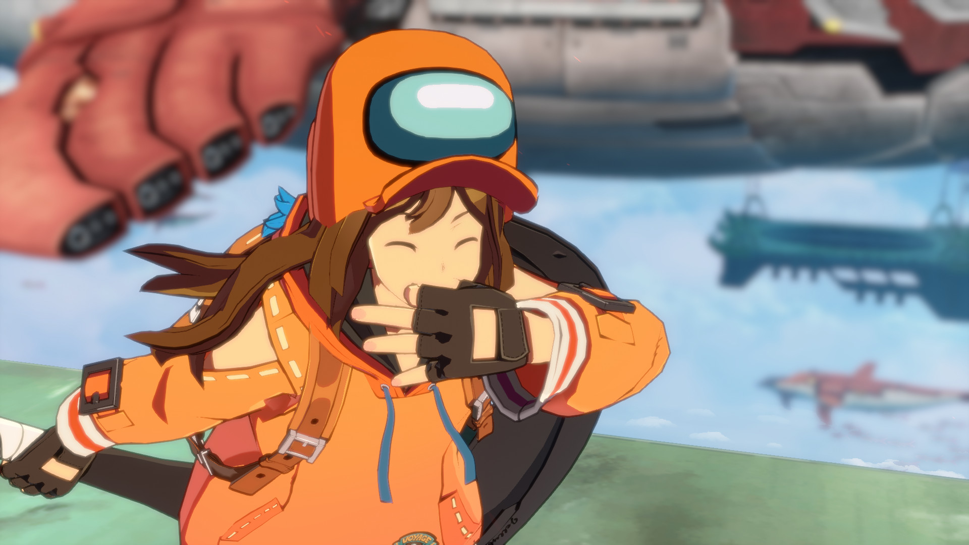 Among Us Hat for May Mod for GUILTY GEAR -STRIVE- | GGST Mods