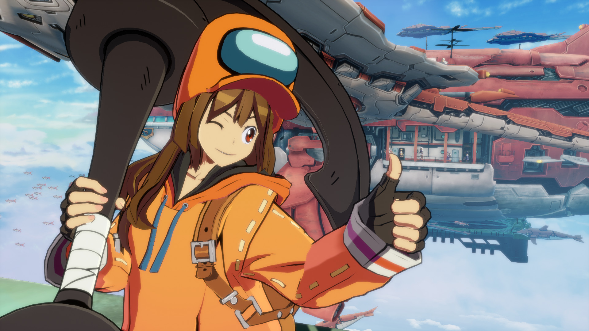 Among Us Hat for May Mod for GUILTY GEAR -STRIVE- | GGST Mods