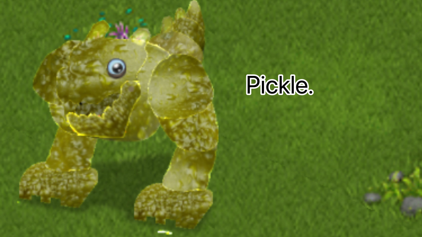 Pickle T-Rox. Mod for My Singing Monsters | MSM Mods
