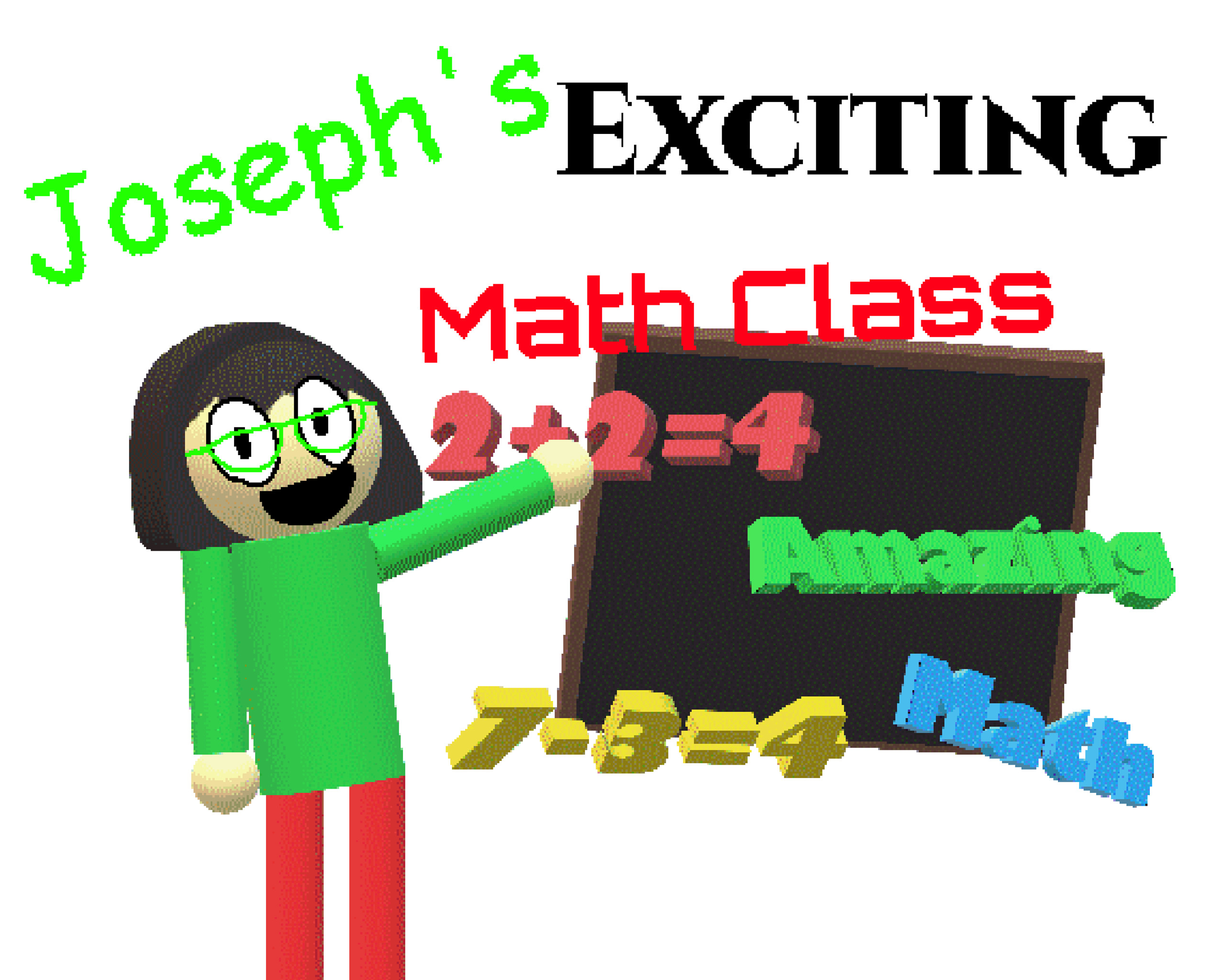 Joseph's Exciting Math Class Mod for Baldi's Basics | Baldi Mods