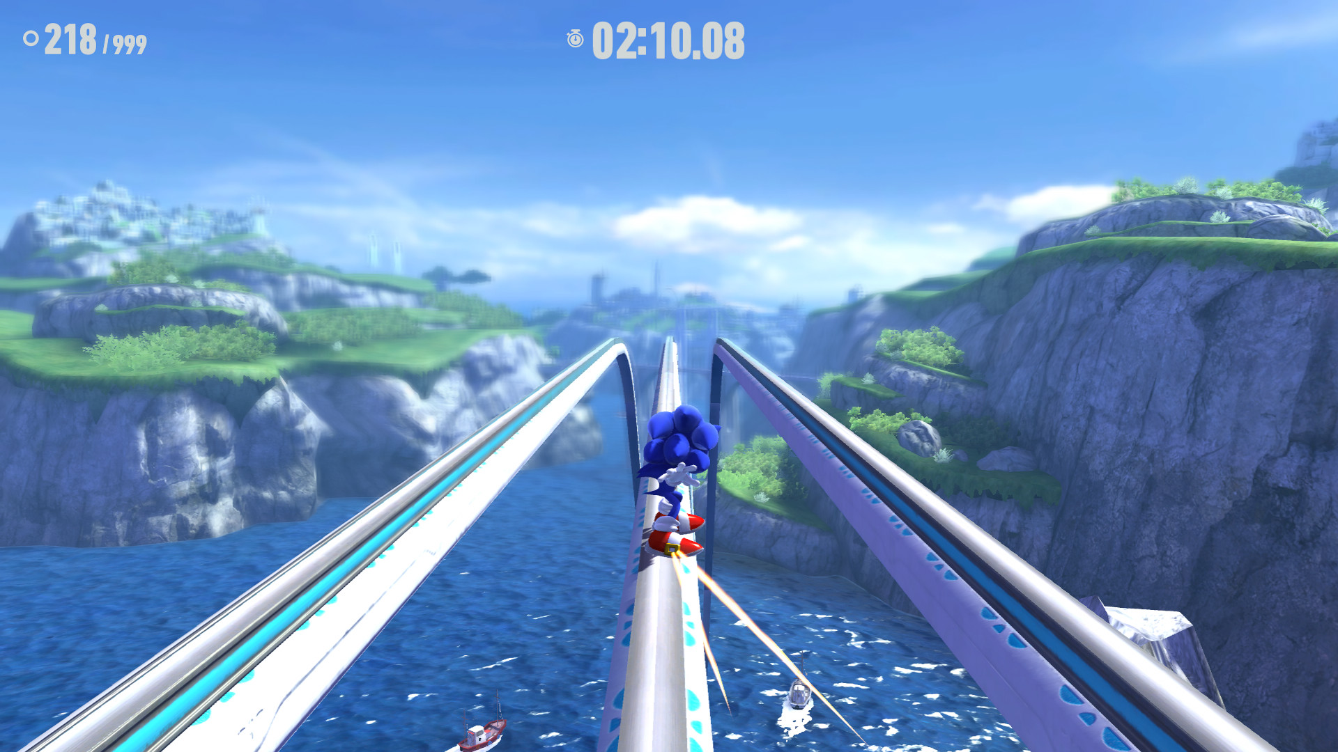 Frontiers Cyberspace HUD [Sonic Unleashed (X360/PS3)] [Mods]