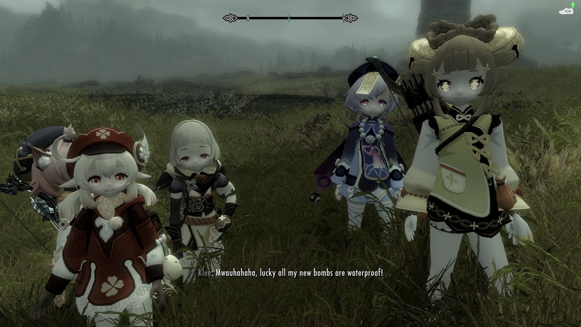 Cute Forces (Genshin Impact Mod) Mod for The Elder Scrolls V: Skyrim ...