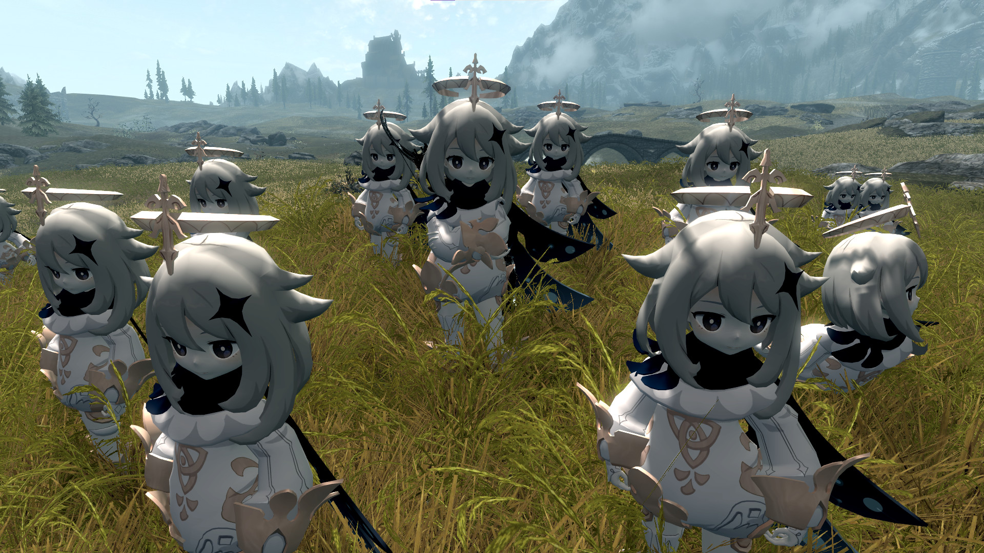 Cute Forces (Genshin Impact Mod) Mod for The Elder Scrolls V: Skyrim ...