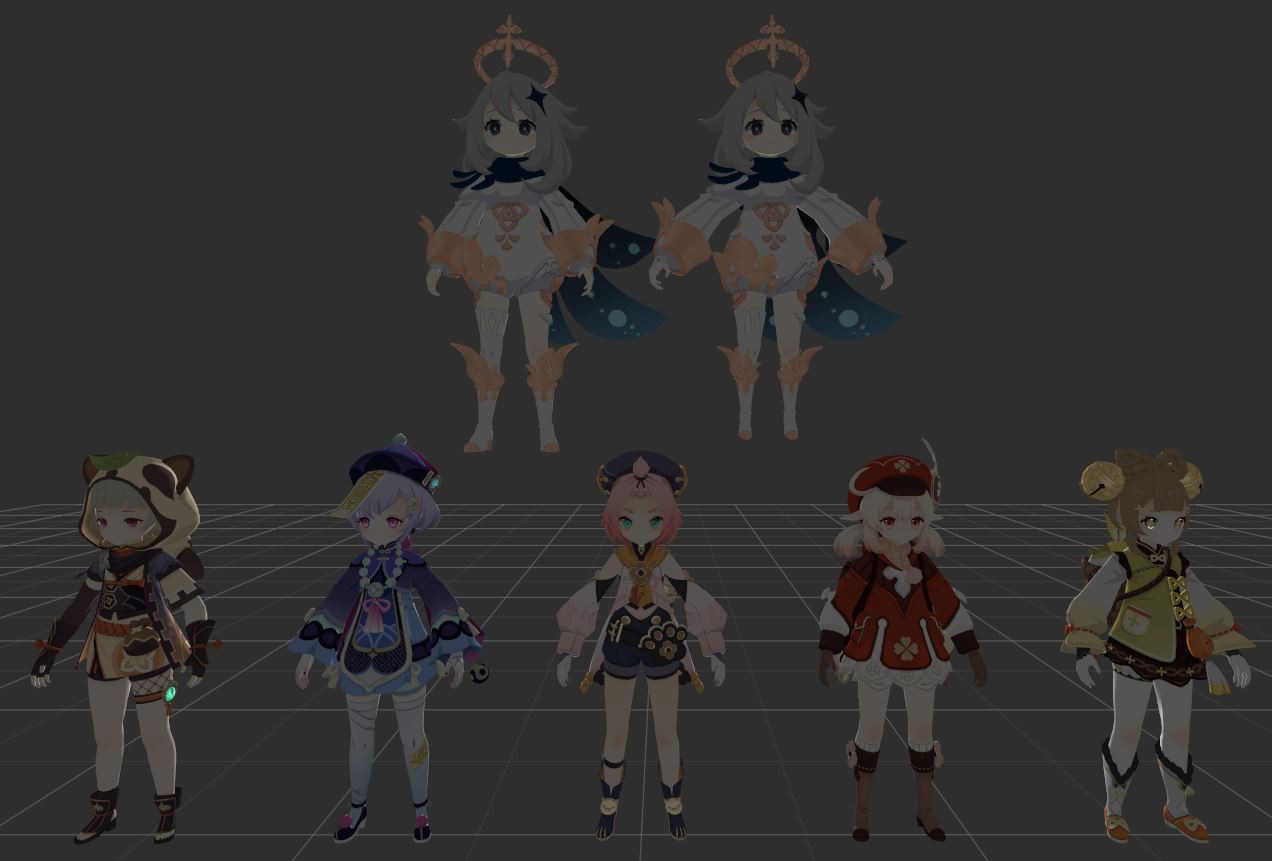 Cute Forces (Genshin Impact Mod) Mod for The Elder Scrolls V: Skyrim ...