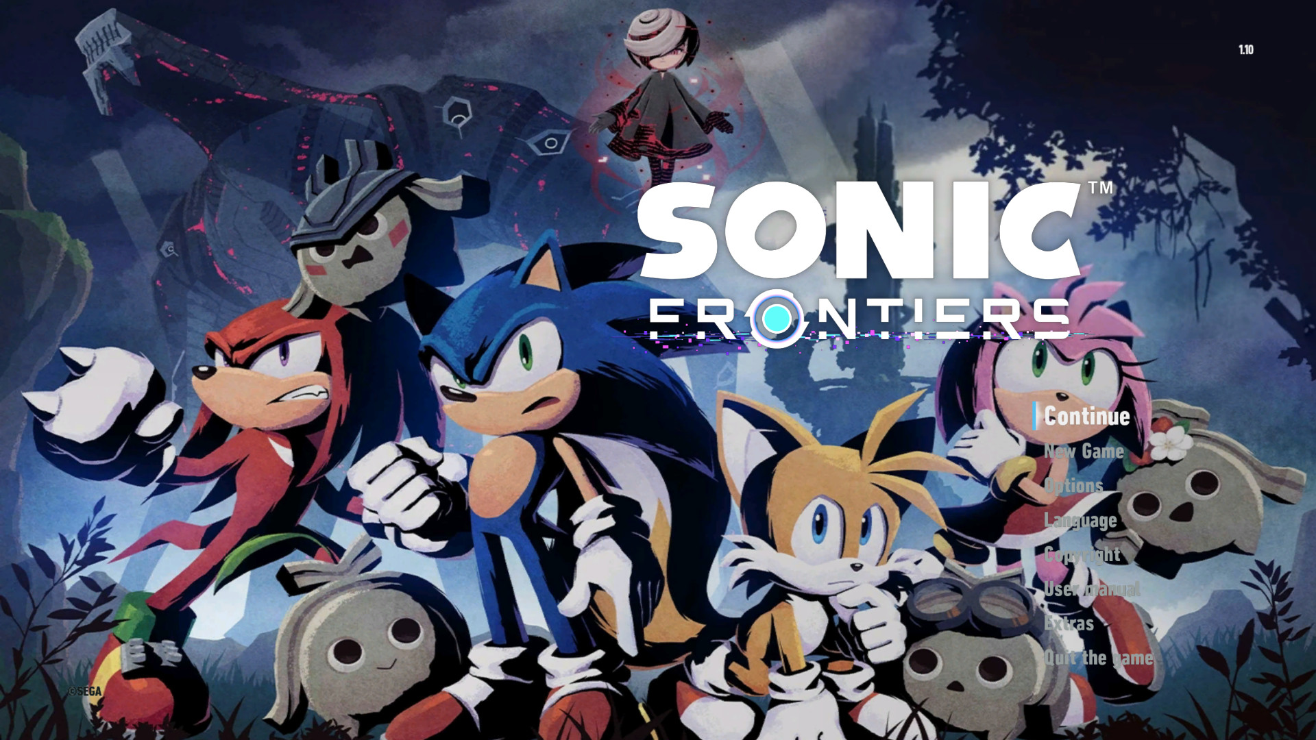 Team Sonic Main Menu Art Mod for Sonic Frontiers | Frontiers Mods
