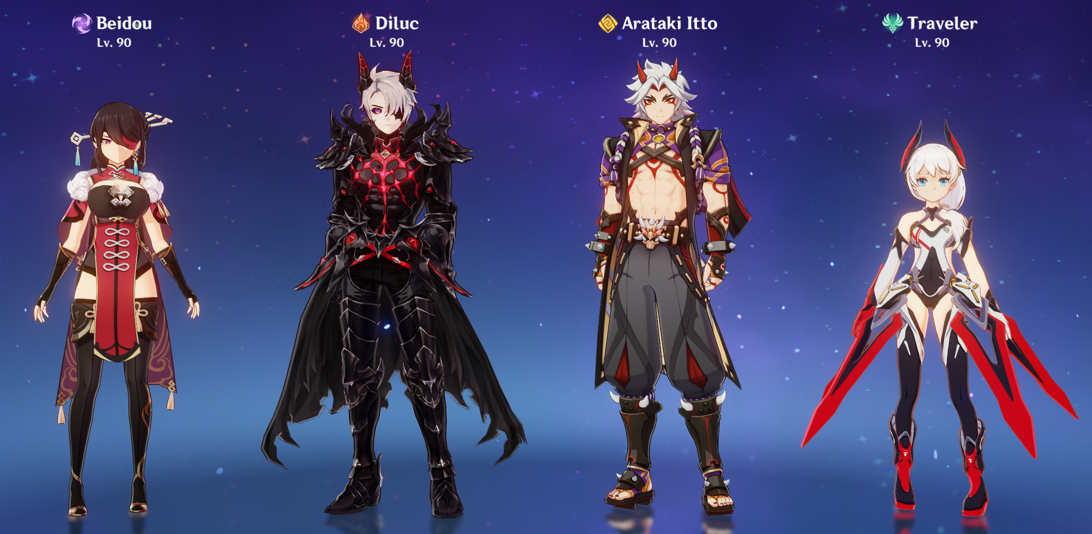 Arataki Itto Large Back and Wide Shoulders Mod for Genshin Impact | GI Mods