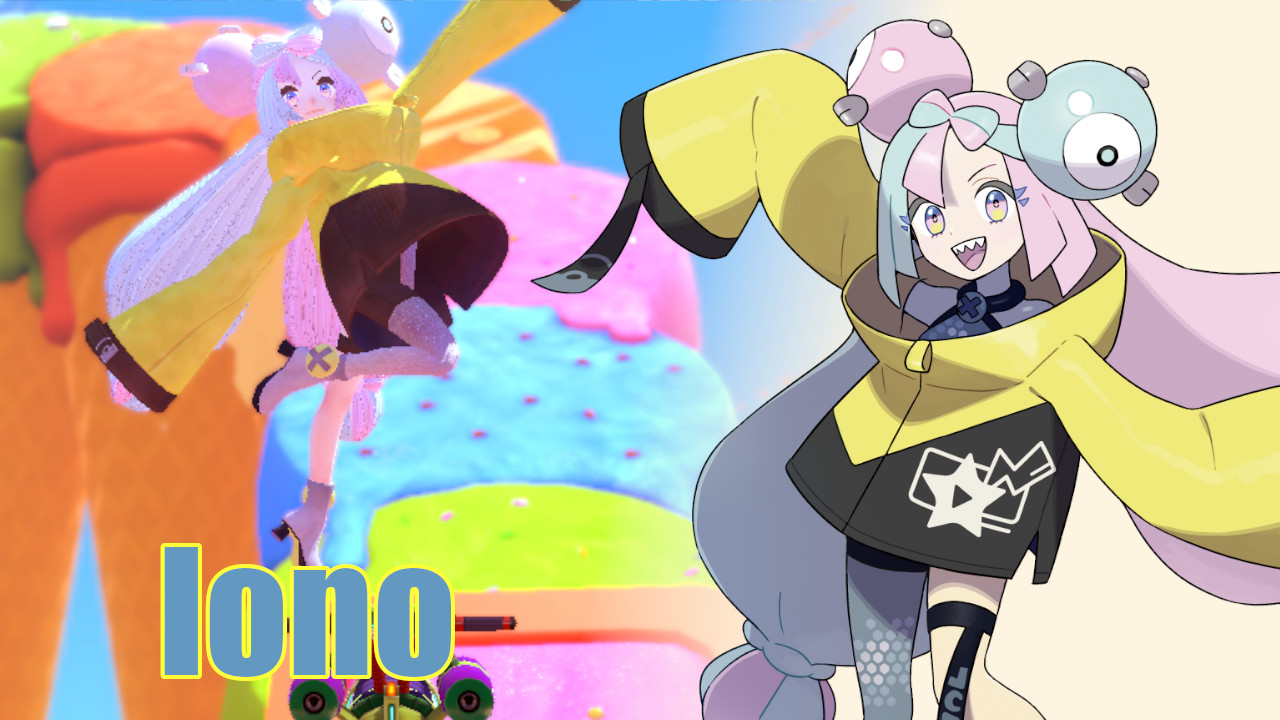 Iono (Pokemon) Mod for Mario Kart 8 Deluxe | MK8D Mods