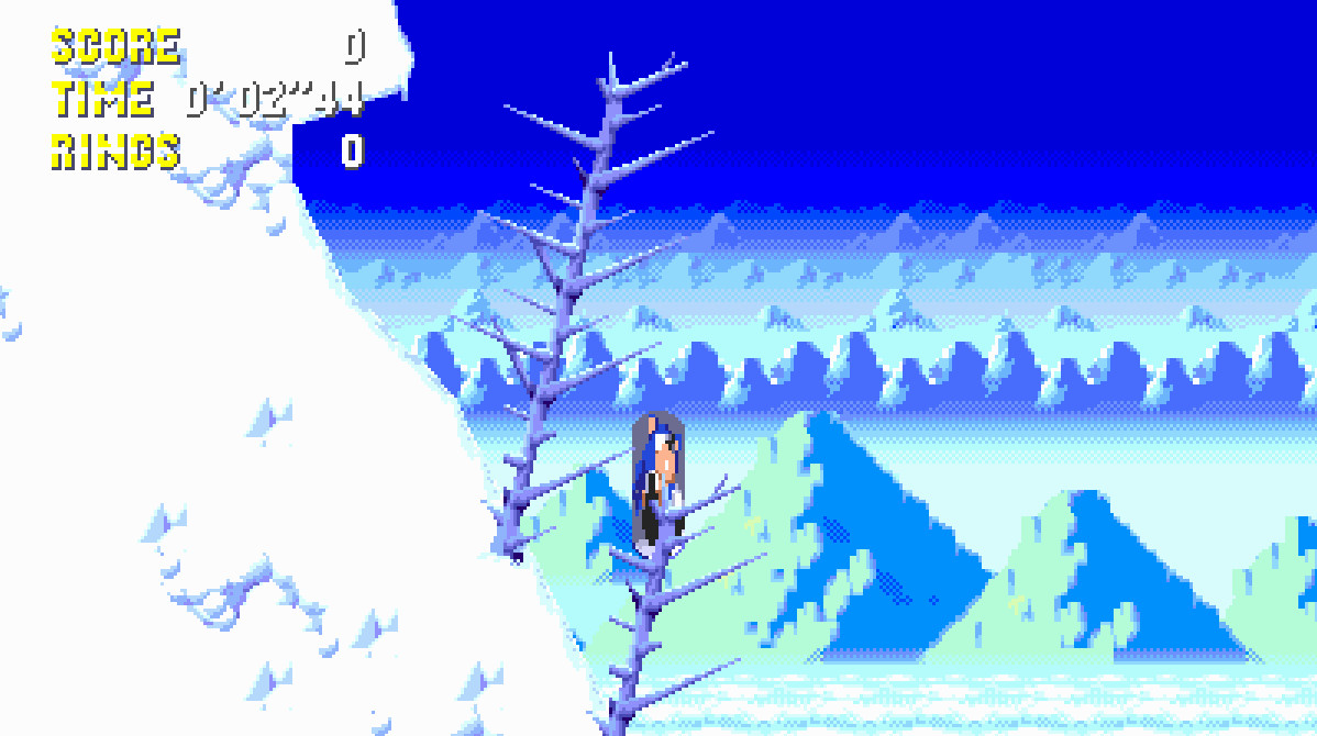 Ice Cap zone but it's THE sprite [Sonic 3 A.I.R.] [Mods]