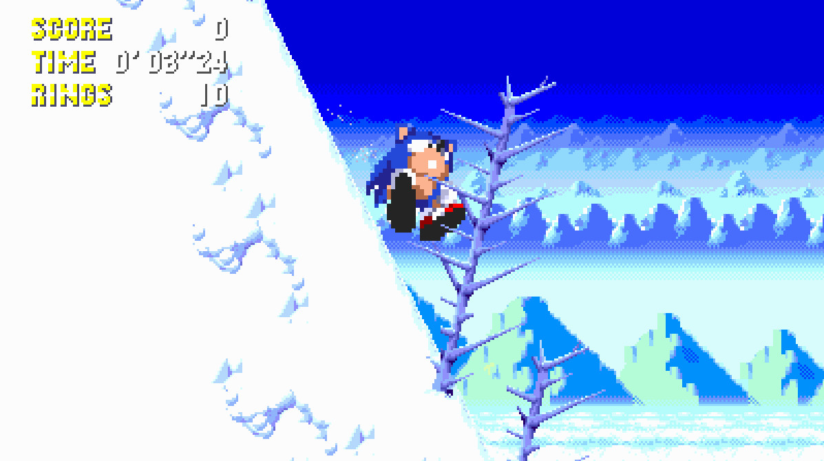 Ice Cap zone but it's THE sprite [Sonic 3 A.I.R.] [Mods]