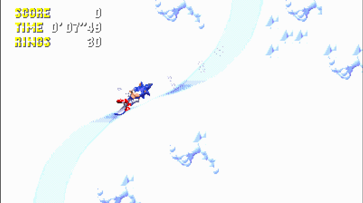 Ice Cap zone but it's THE sprite [Sonic 3 A.I.R.] [Mods]