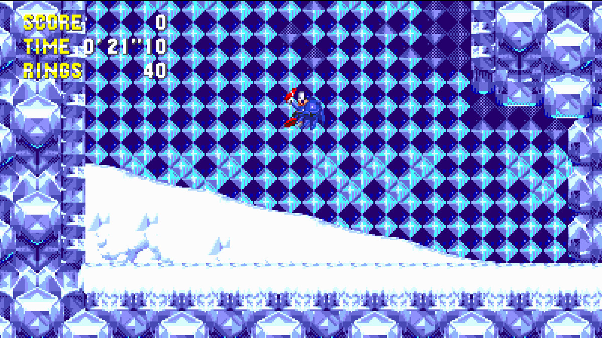 Ice Cap zone but it's THE sprite [Sonic 3 A.I.R.] [Mods]