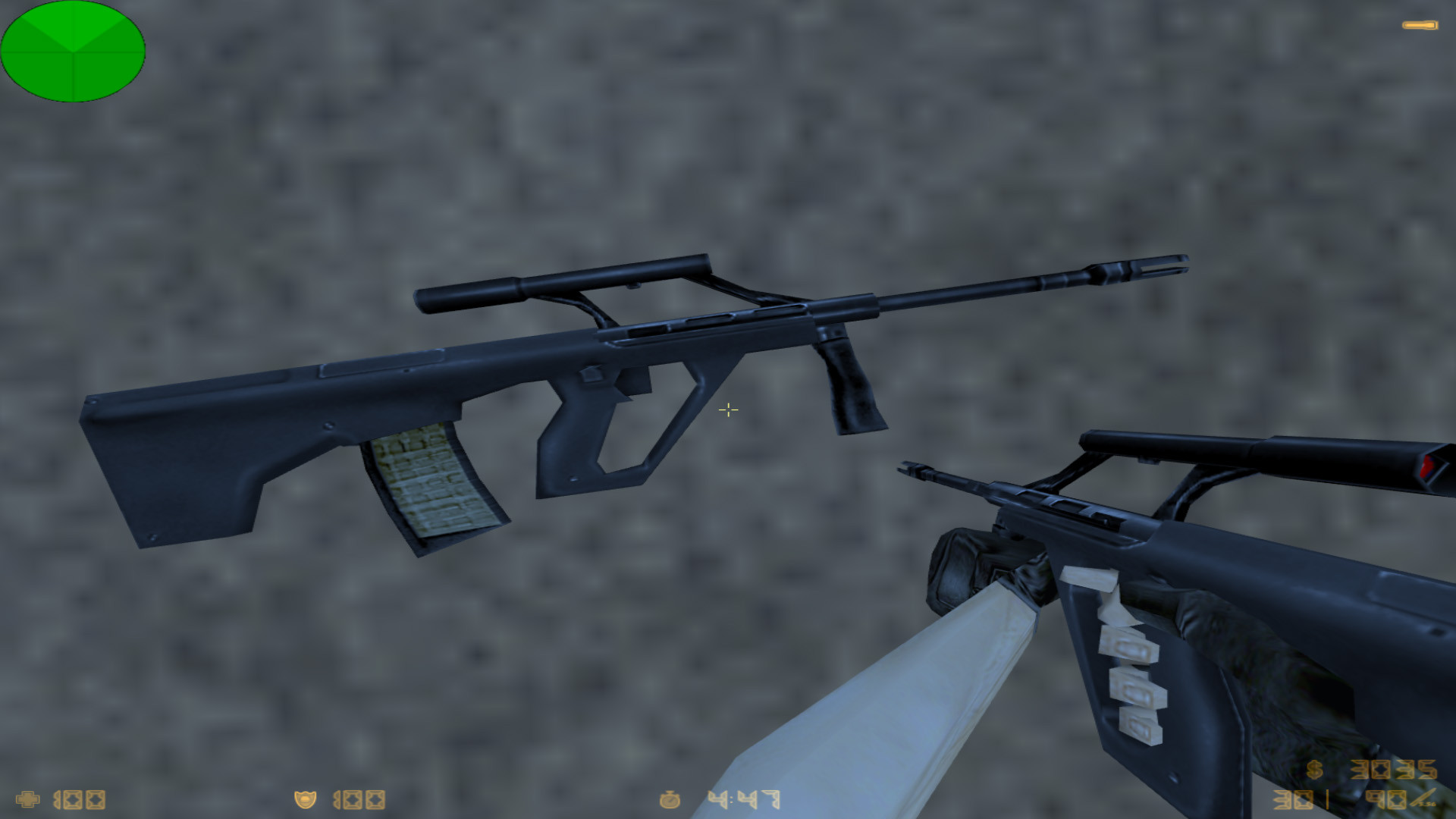 Black default AUG [Counter-Strike 1.6] [Mods]