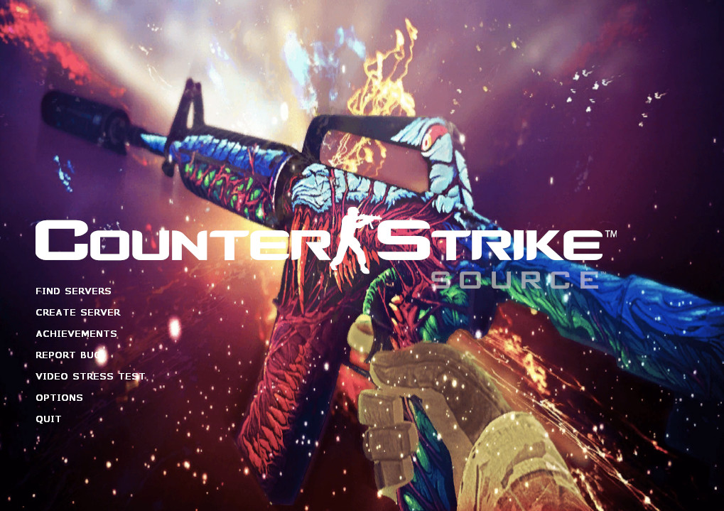 CSGO Weapon skin background pack for CSS Mod for Counter-Strike: Source | CS:S Mods