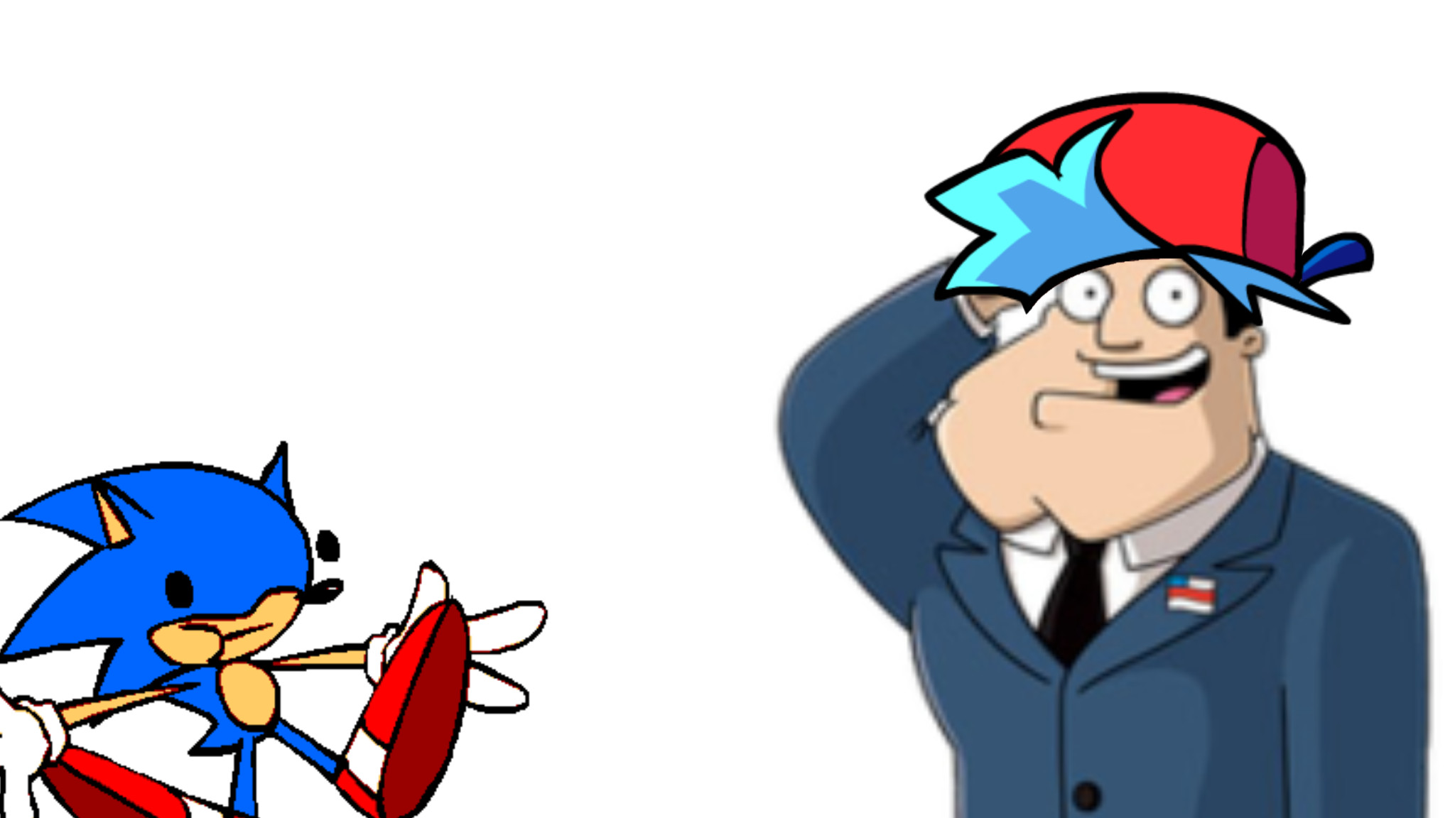 American Dad Main Theme but it's a FNF Mod Mod for Friday Night Funkin ...