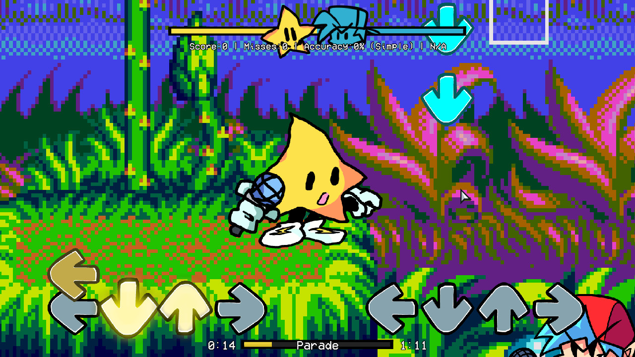 Mid Effort Parade(Vs Ristar) [Friday Night Funkin'] [Mods]