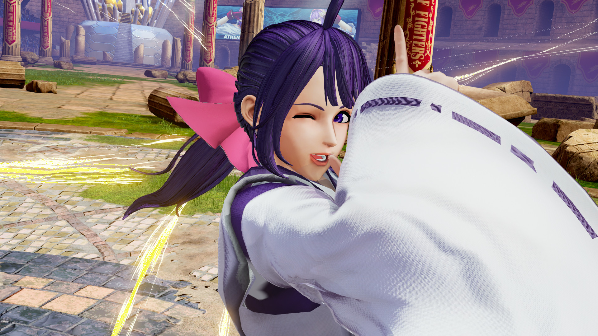 Athena as Akari (Last Blade) Mod for The King of Fighters XV | KoFXV Mods