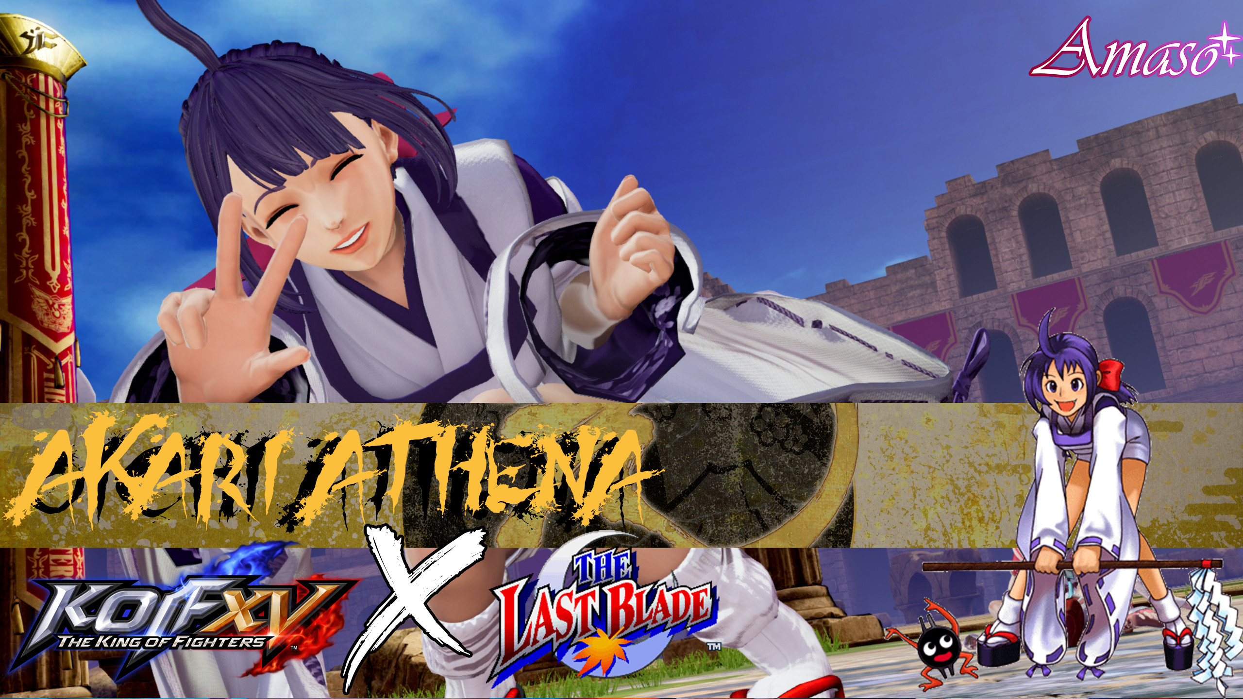 Athena as Akari (Last Blade) [The King of Fighters XV] [Mods]