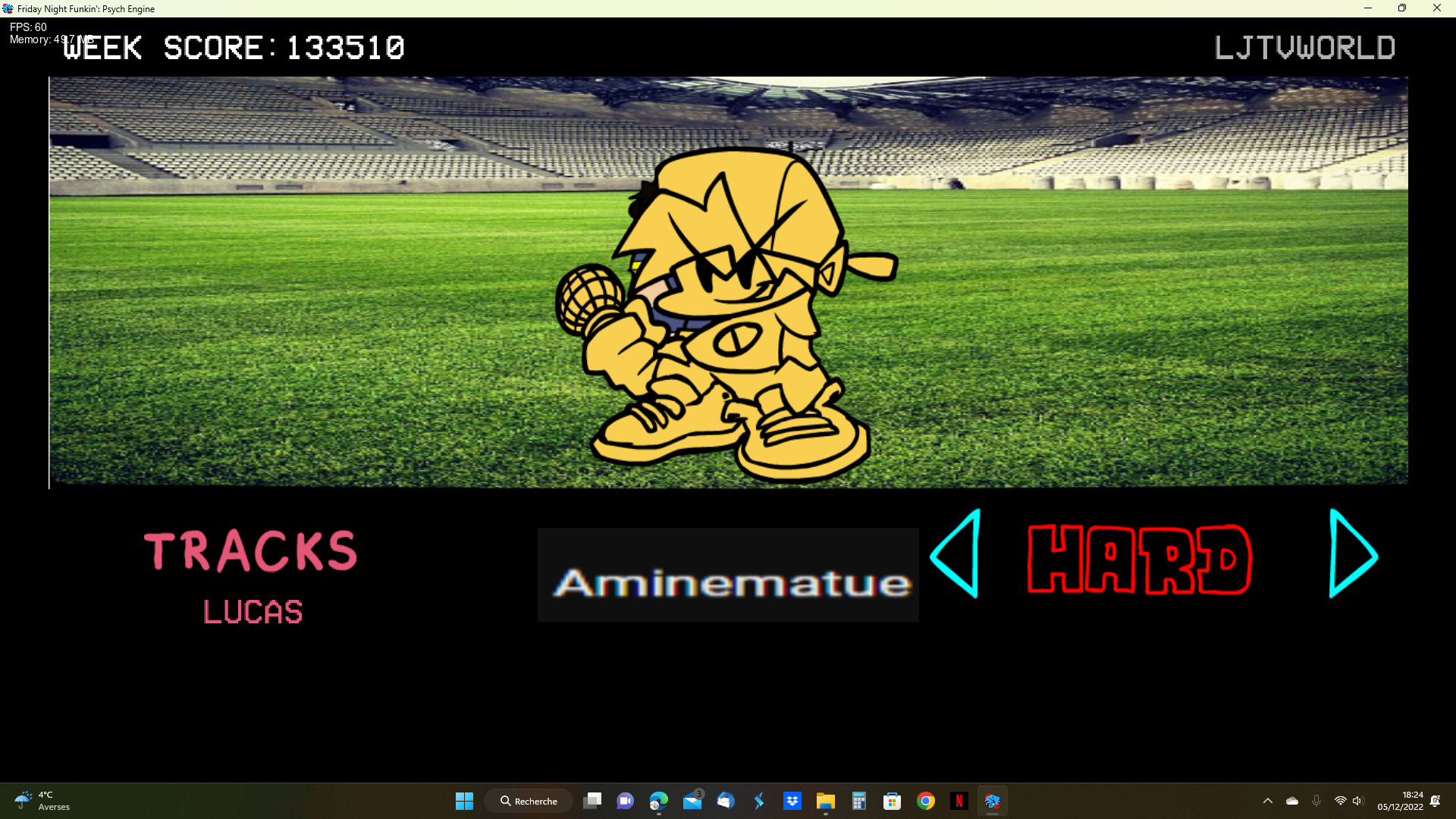 fnf vs aminematue : La Roja eleven all stars [Friday Night Funkin'] [Mods]