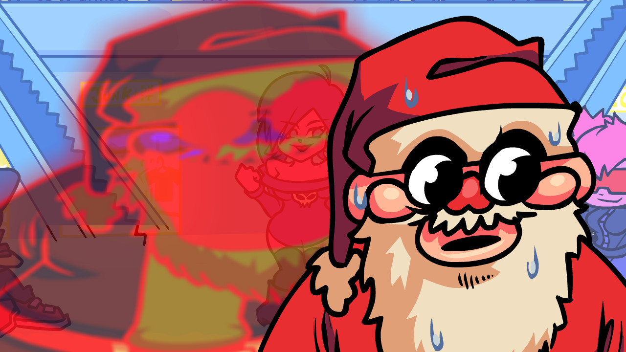 Santa's Shocking Secret (Vs EVIL Mall Santa) [Friday Night Funkin'] [Mods]