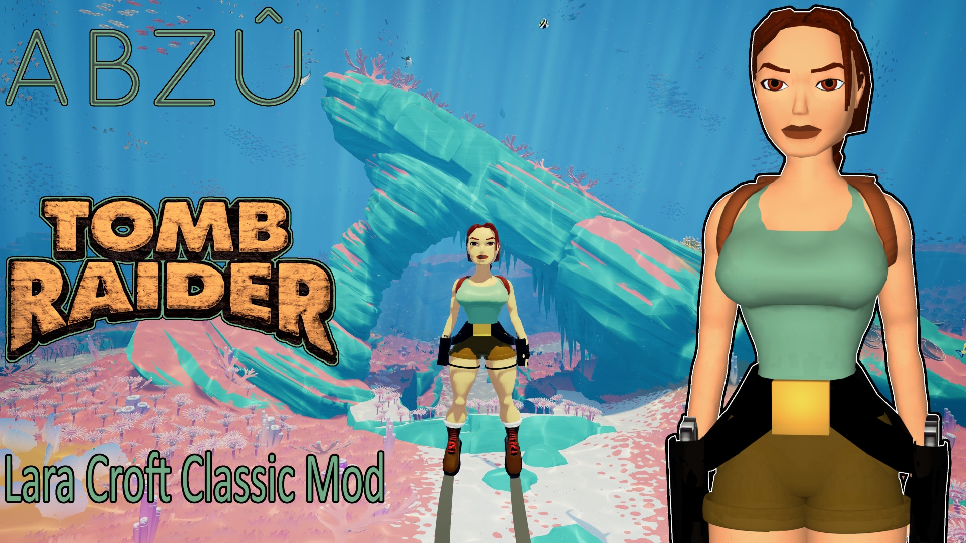 Abzu Lara Croft Classic Mod [ABZÛ] [Mods]