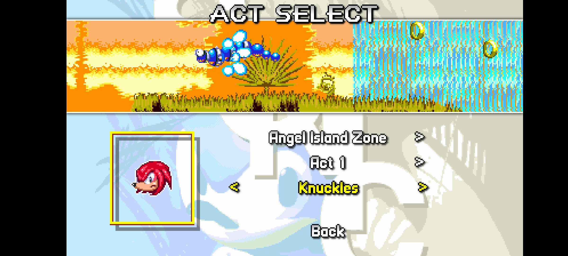 Mania style act select Mod for Sonic 3 A.I.R. | S3AIR Mods
