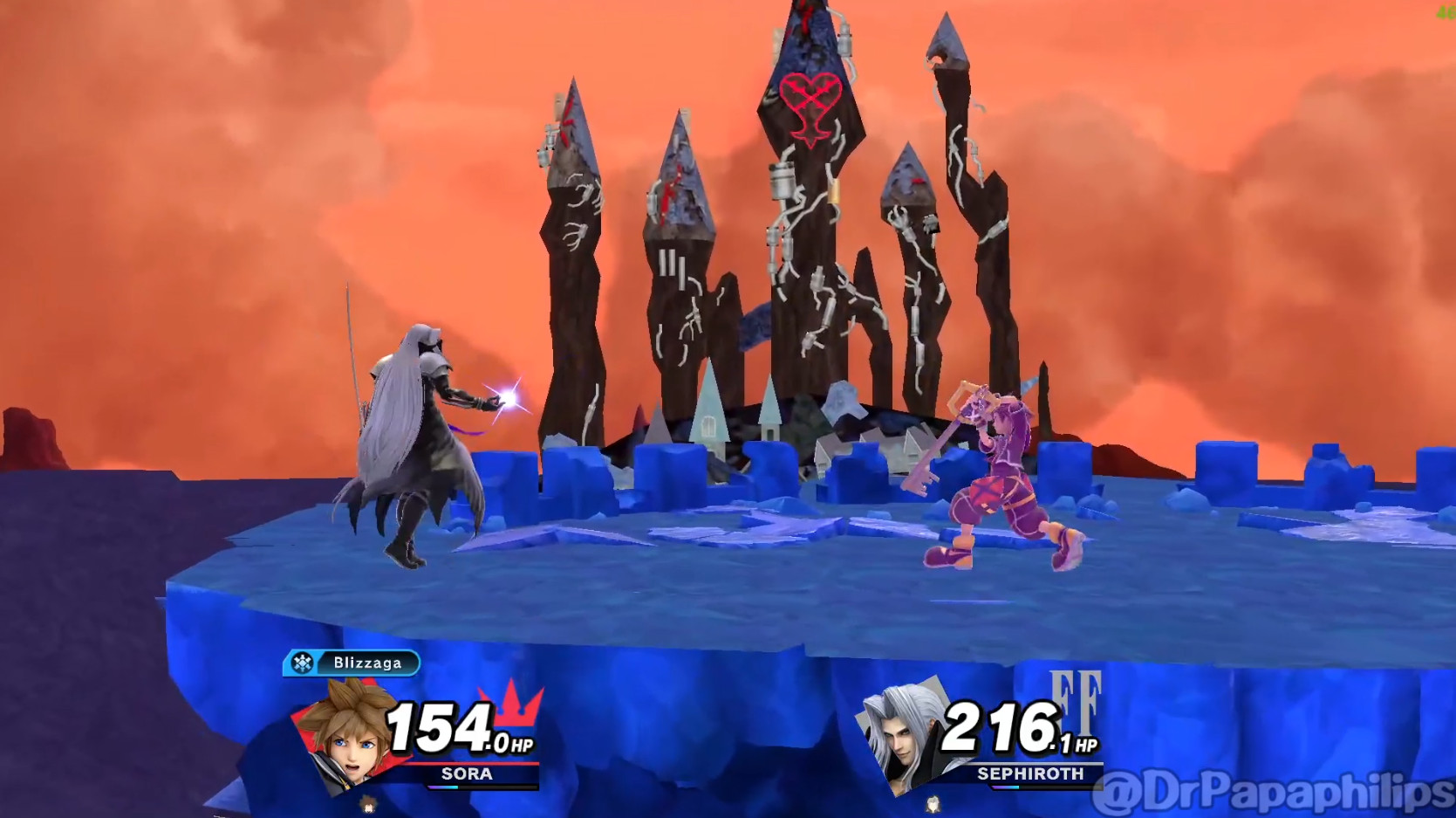 The Dark Depths Stage Mod from Kingdom Hearts 2 Mod for Super Smash Bros. Ultimate | SSBU Mods