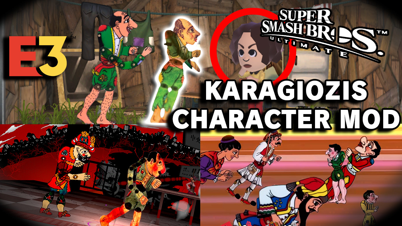 Karagiozis Greek Shadow Puppet Mod Over Min Min Mod for Super Smash ...