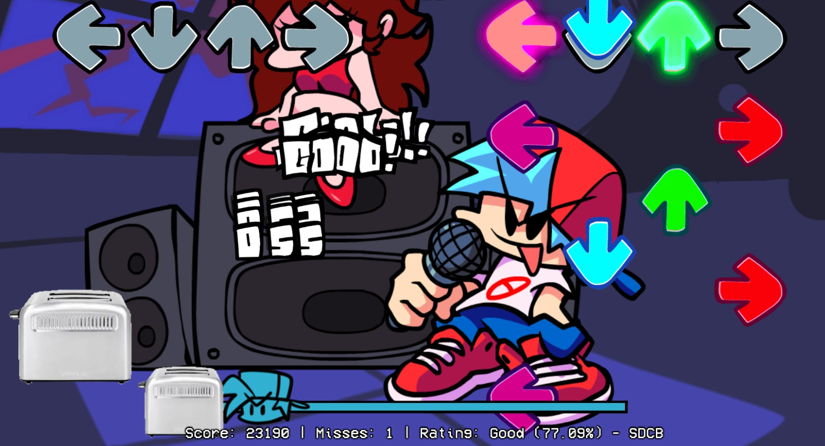 An FNF Mod VS a Toaster Mod for Friday Night Funkin' | FNF Mods