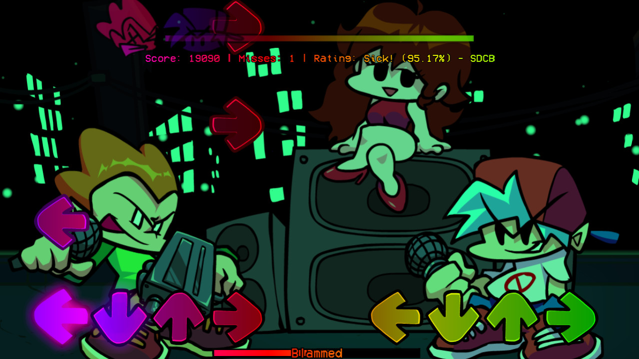 Rainbow HUD (Psych Engine Script) Mod for Friday Night Funkin' | FNF Mods