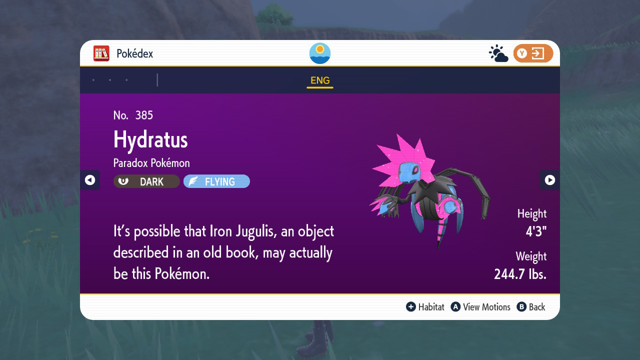 Give Paradoxes New Names Mod for Pokemon Scarlet & Violet | PKMN SV Mods