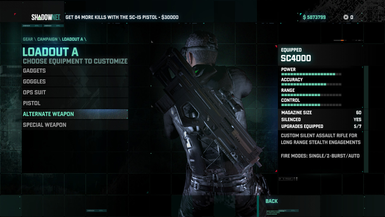 Upper Echelon Torso on Classic Spy Suit Mod for Tom Clancy's Splinter ...