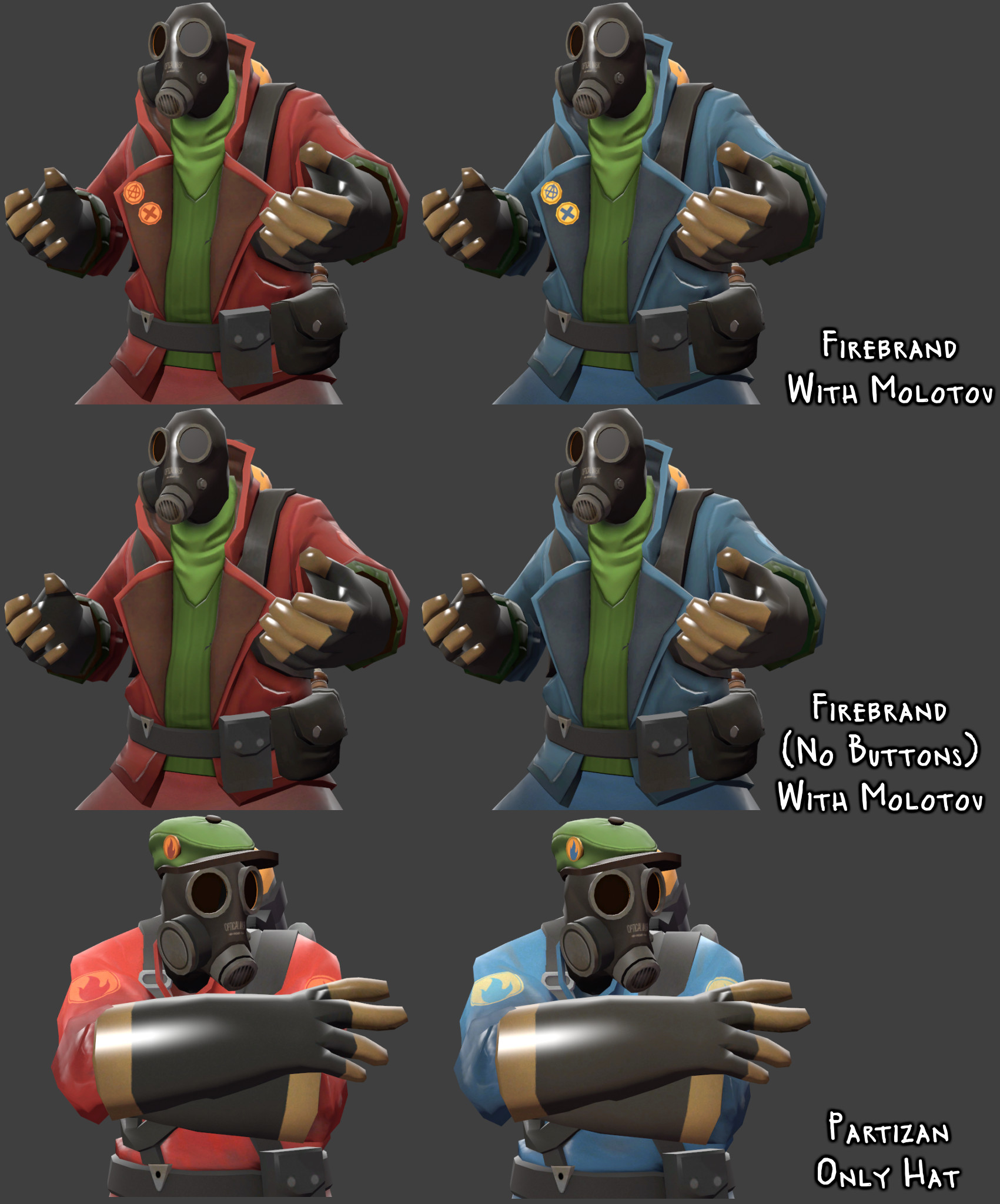 Fire of Revolution Item Set Changes Mod for Team Fortress 2 | TF2 Mods