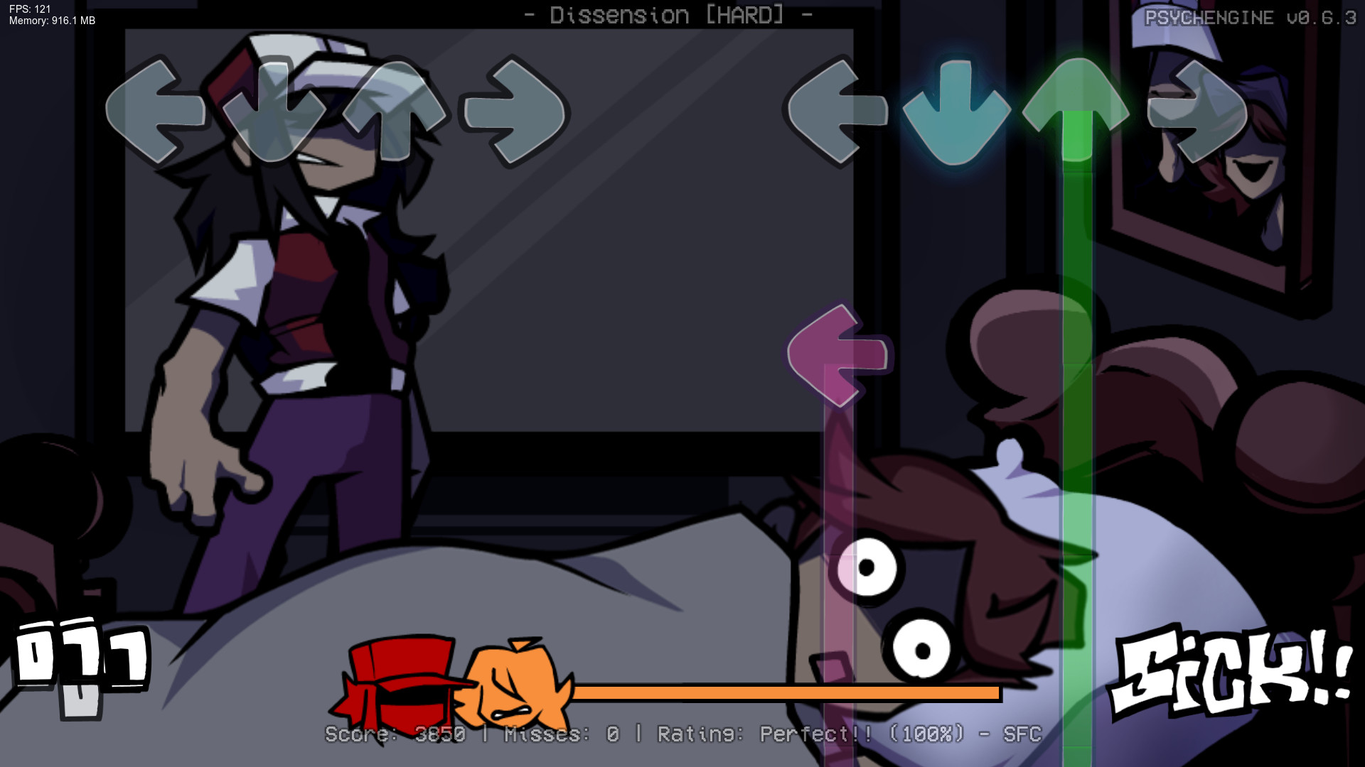 Dissension + Cheated In Psych Engine Mod for Friday Night Funkin' | FNF ...