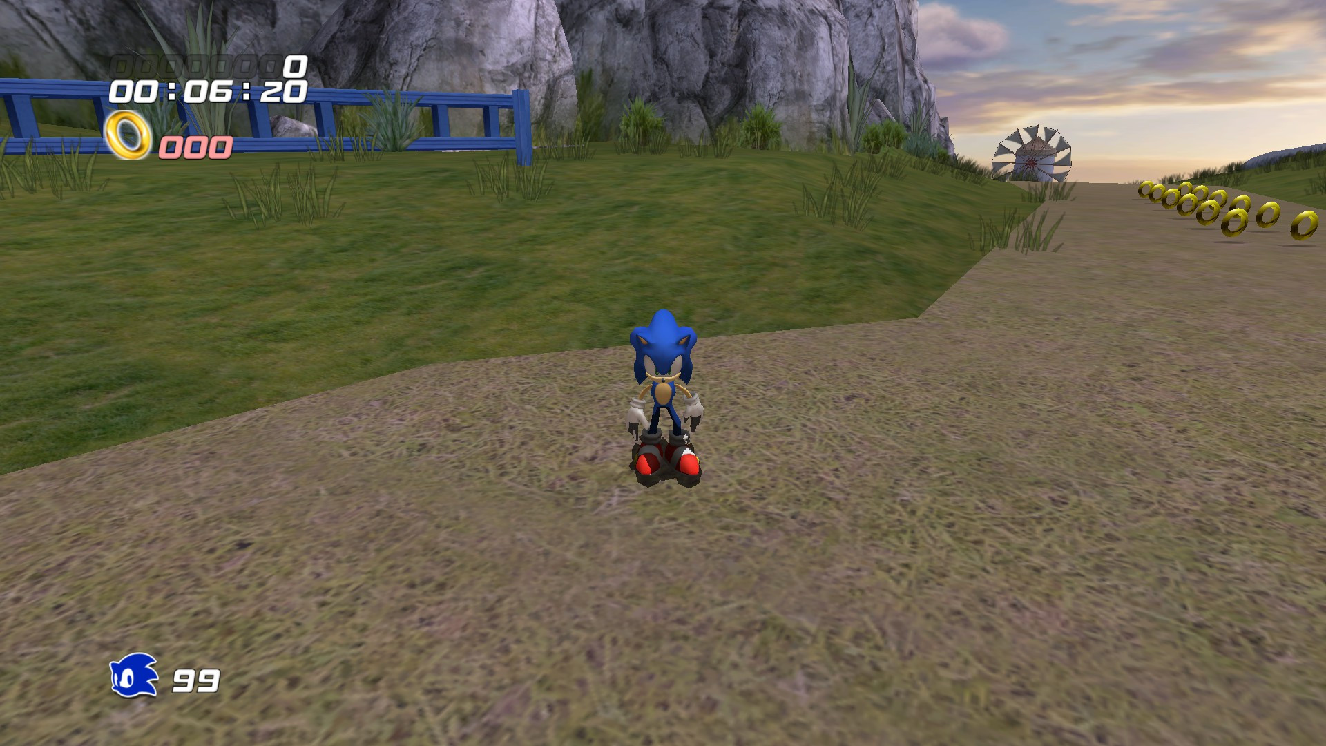 Sonic Unleashed HUD Mod for Sonic Adventure 2 | SA2 Mods
