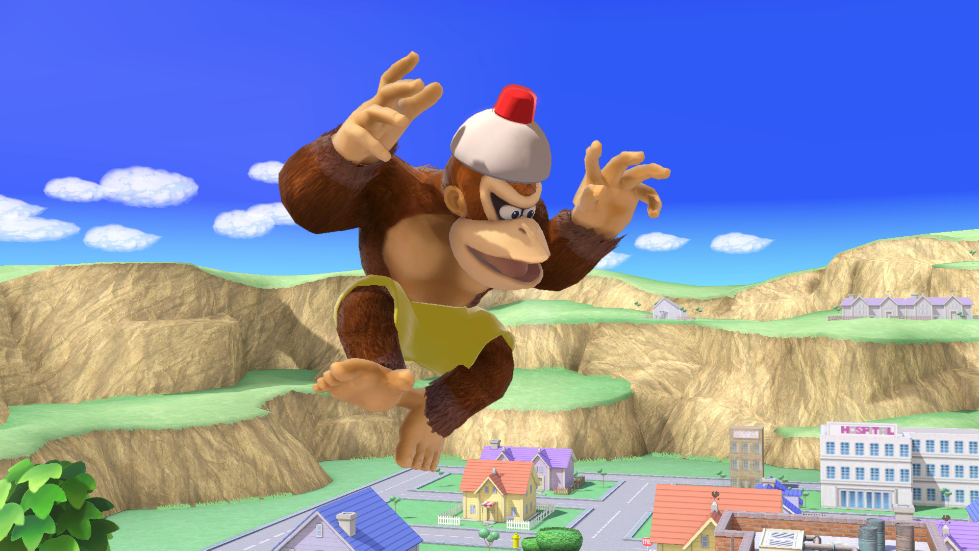 Ape Escape Costume for Donkey Kong Mod for Super Smash Bros. Ultimate ...